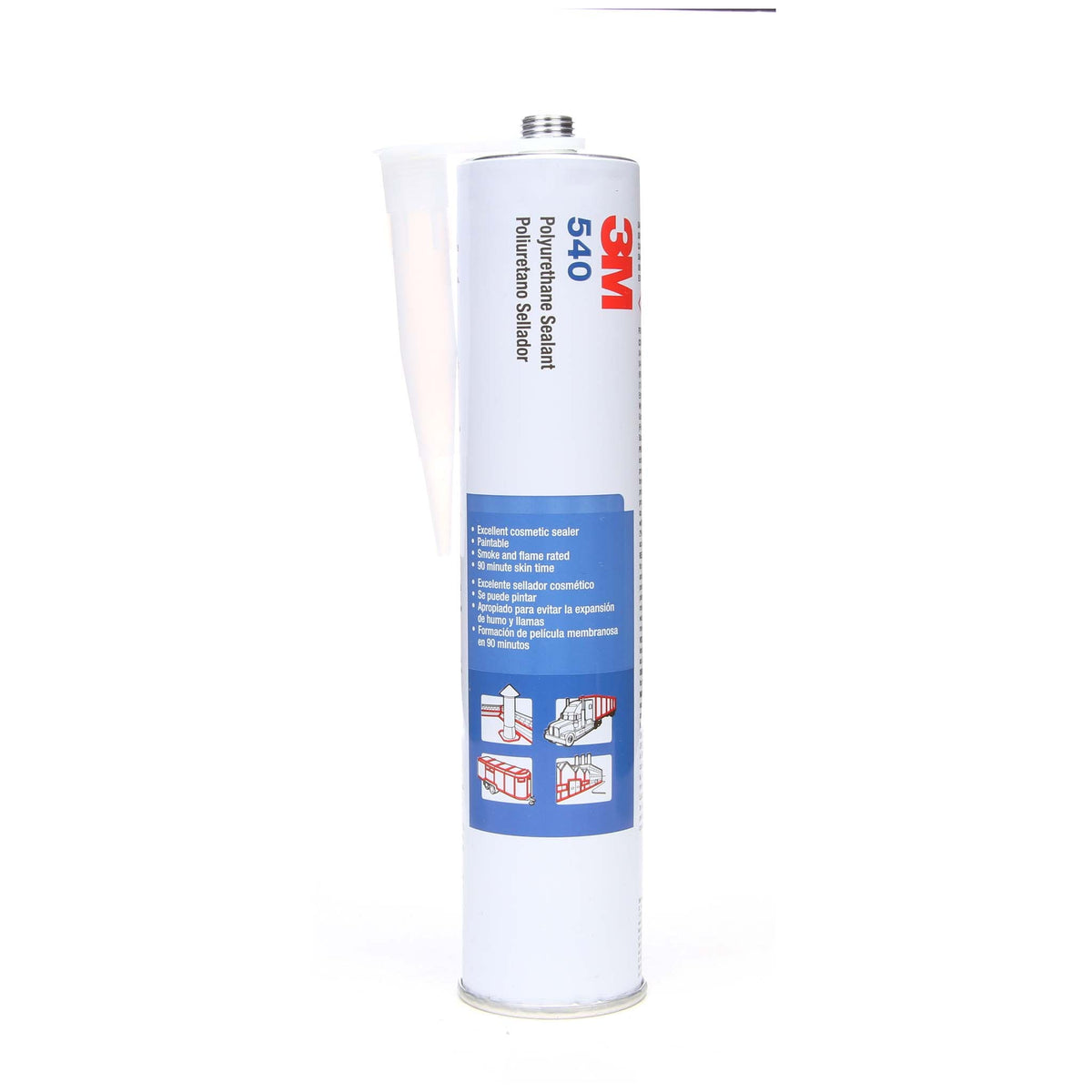 3M™ Polyurethane Sealant 540, White, 310ML, 12 Each/Case — Tapes.co.uk