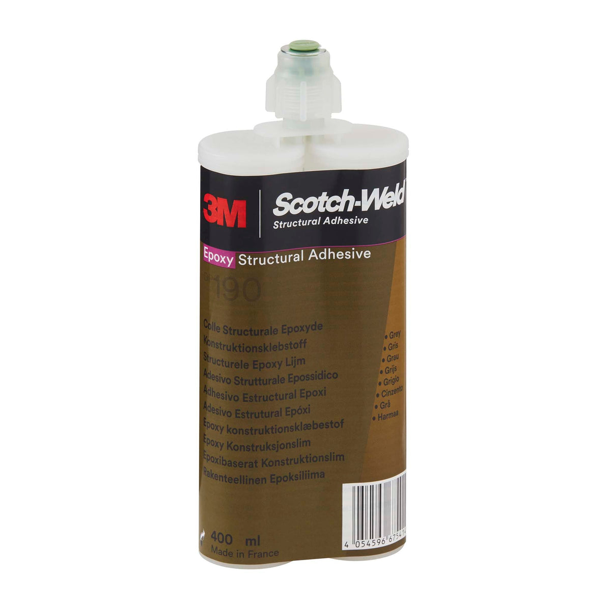 3M™ Scotch-Weld™ Epoxy Structural Adhesive DP190, Gray, 400 mL, 6 Each ...