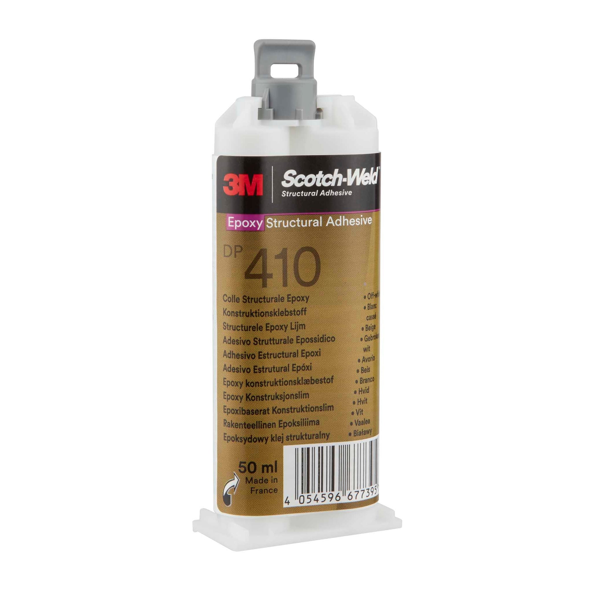 3M™ Scotch-Weld™ Epoxy Structural Adhesive DP410, Beige, 50 mL, 12 Eac ...