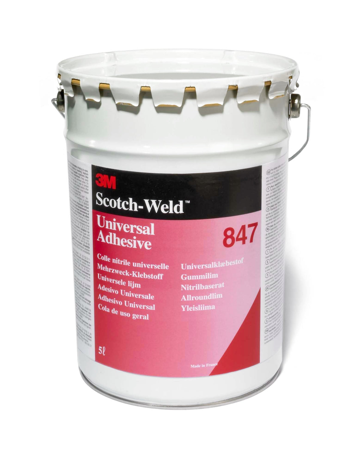 3M™ Nitrile High Performance Rubber and Gasket Adhesive 847, Brown, 5 ...