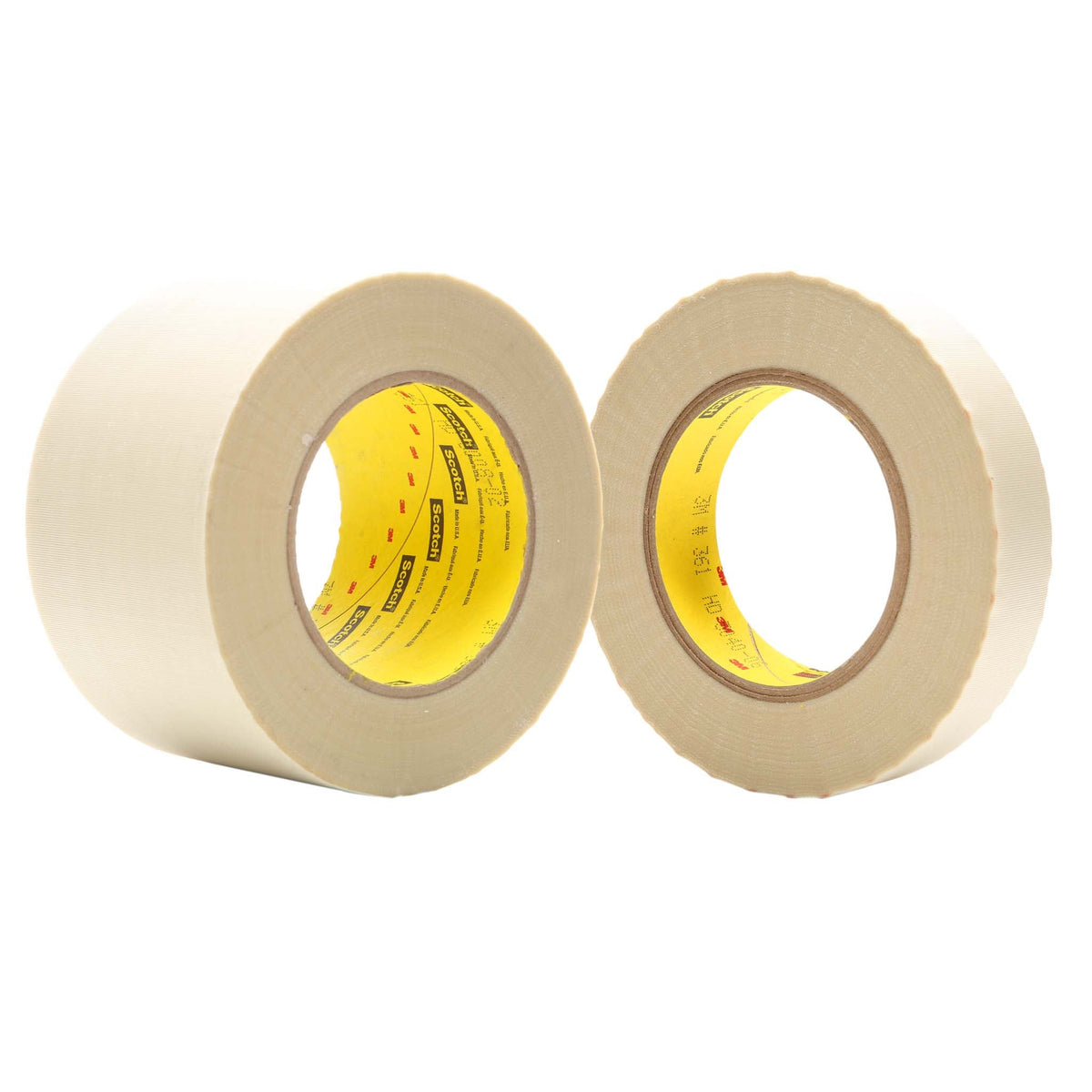 3M™ Glass Cloth Tape 361, White, 1 in x 60 yd, 6.4 mil, 9 Roll/Case, I ...